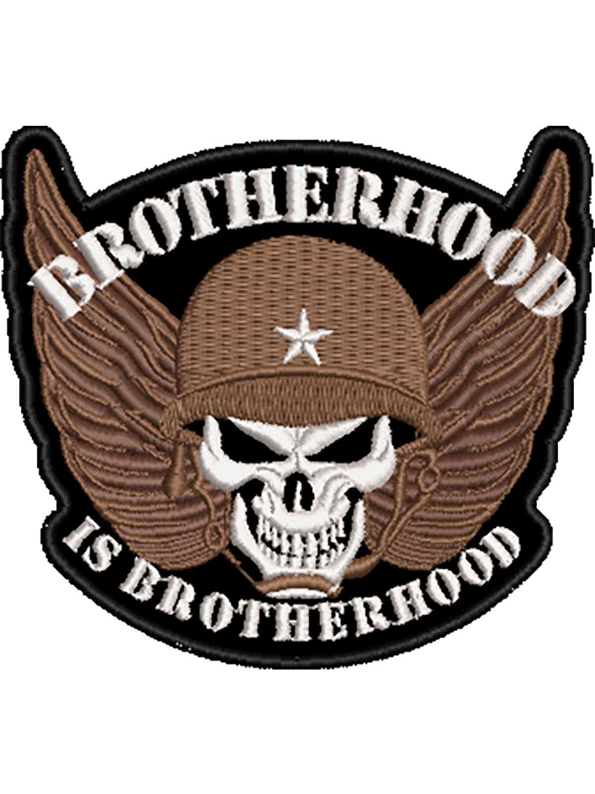 Comprar Patch Bordado Brotherhood 10,5x9,5 cm Cód.1171 - a partir de R ...