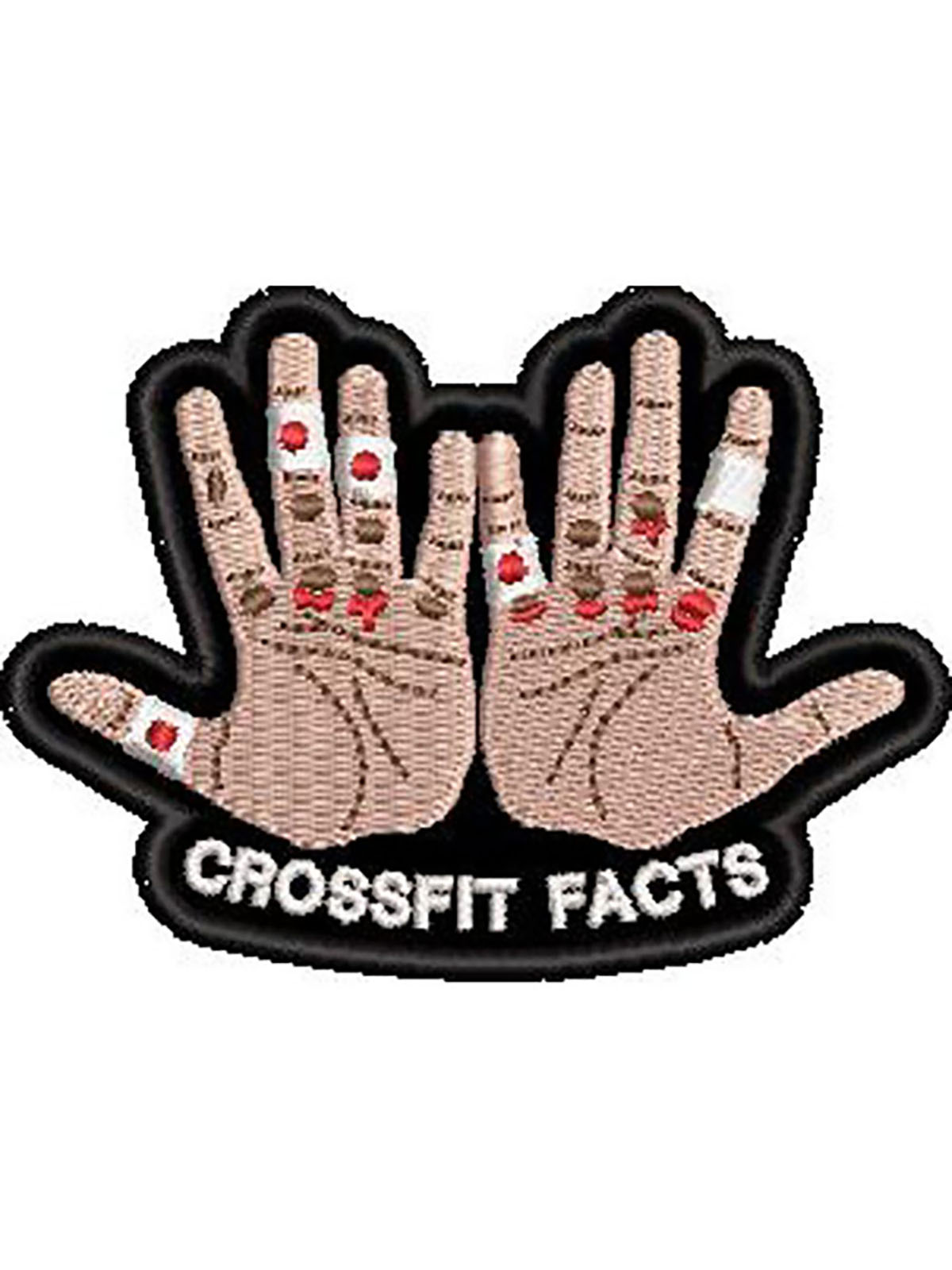 Comprar Patch bordado Crossfit Facts 6,5x9 cm Cód.6503 - a partir de R ...