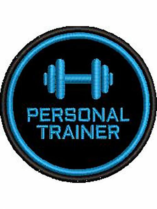 Comprar Patch Bordado Personal trainer 7x7 cm Cód.6524 - a partir de R$16,30