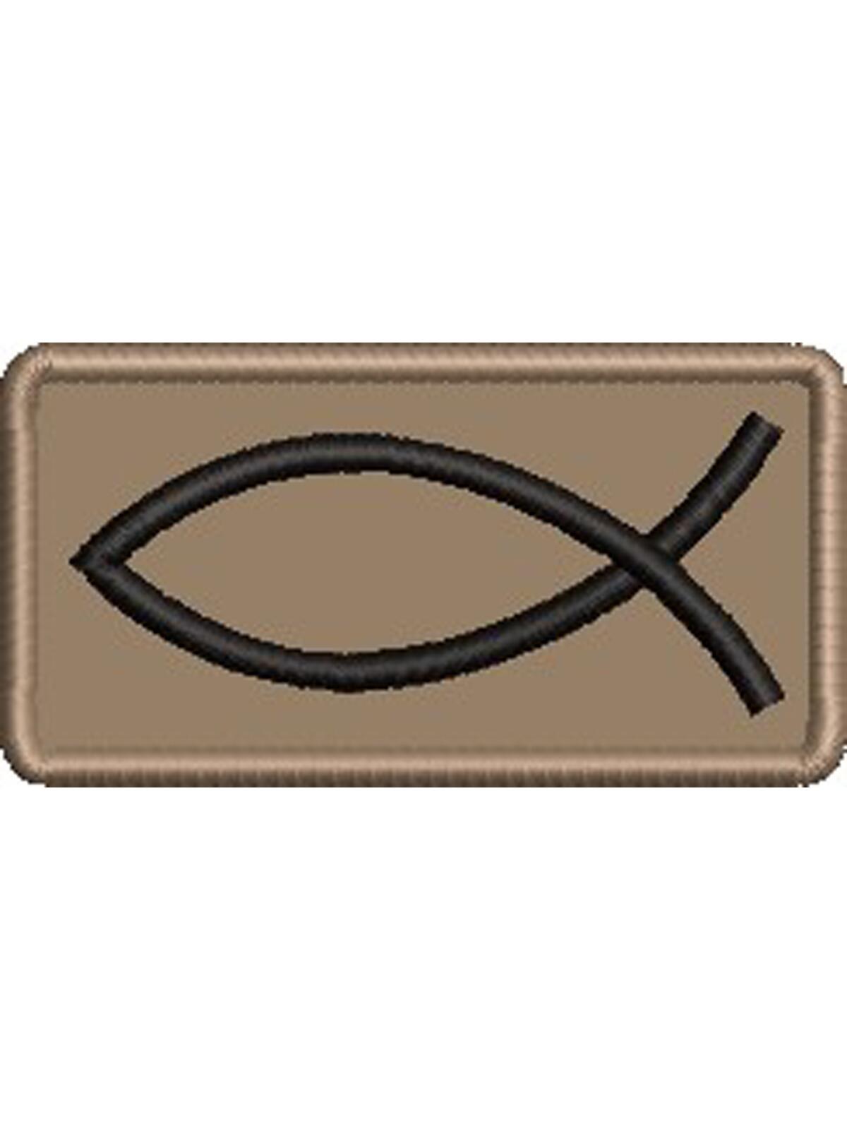 Comprar Patch bordado símbolo Cristão 3x6,5 cm Cód.6604 - a partir de R ...