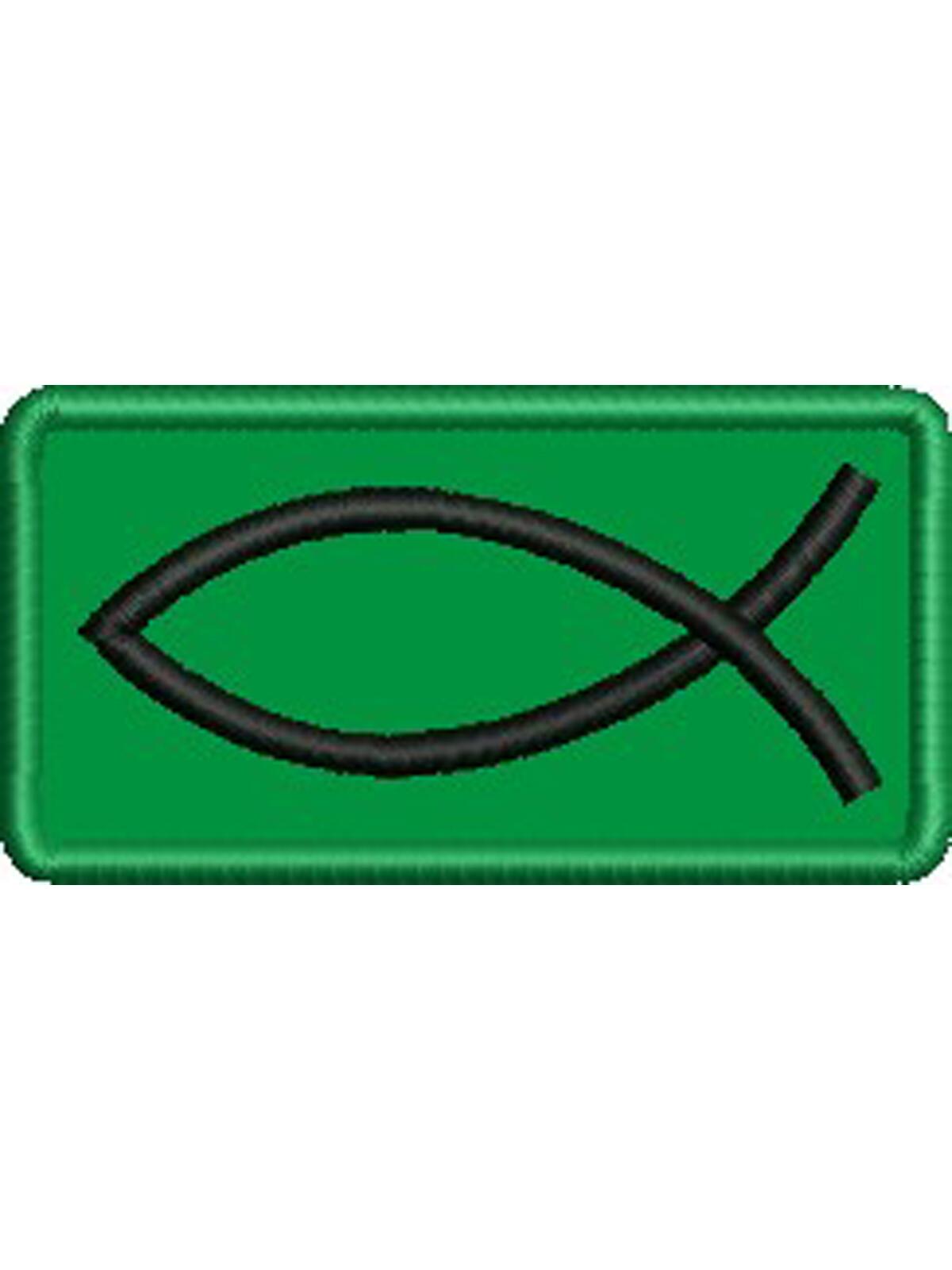 Comprar Patch bordado símbolo Cristão 3x6,5 cm Cód.6604 - a partir de R ...