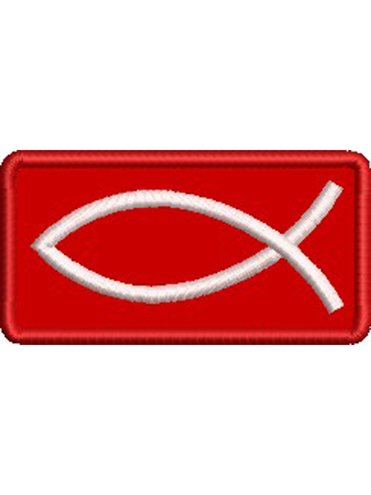 Comprar Patch bordado símbolo Cristão 3x6,5 cm Cód.6604 - a partir de R ...
