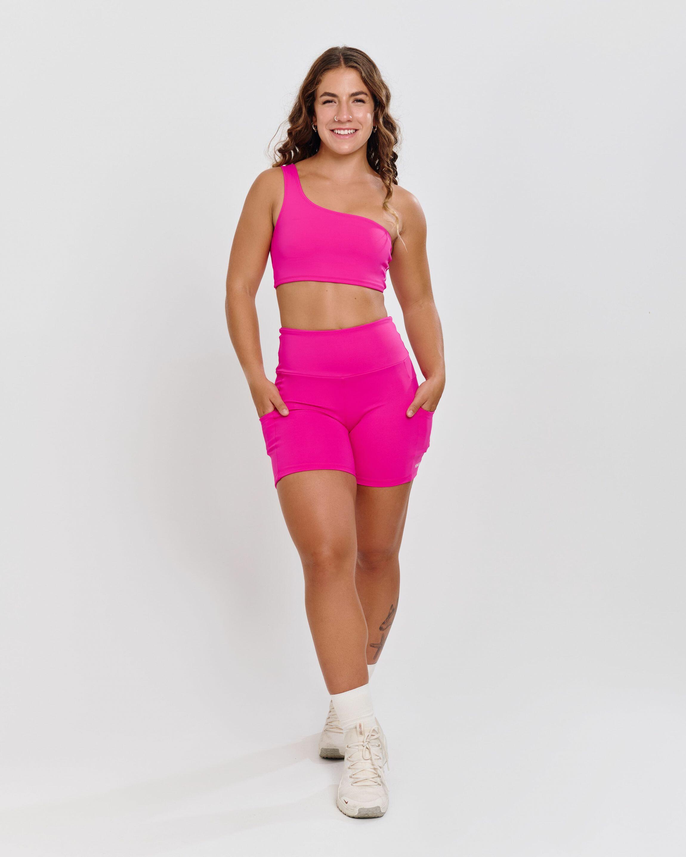 Comprar Short Bolso Rosa Pink Ju Mamute - a partir de R$75,90