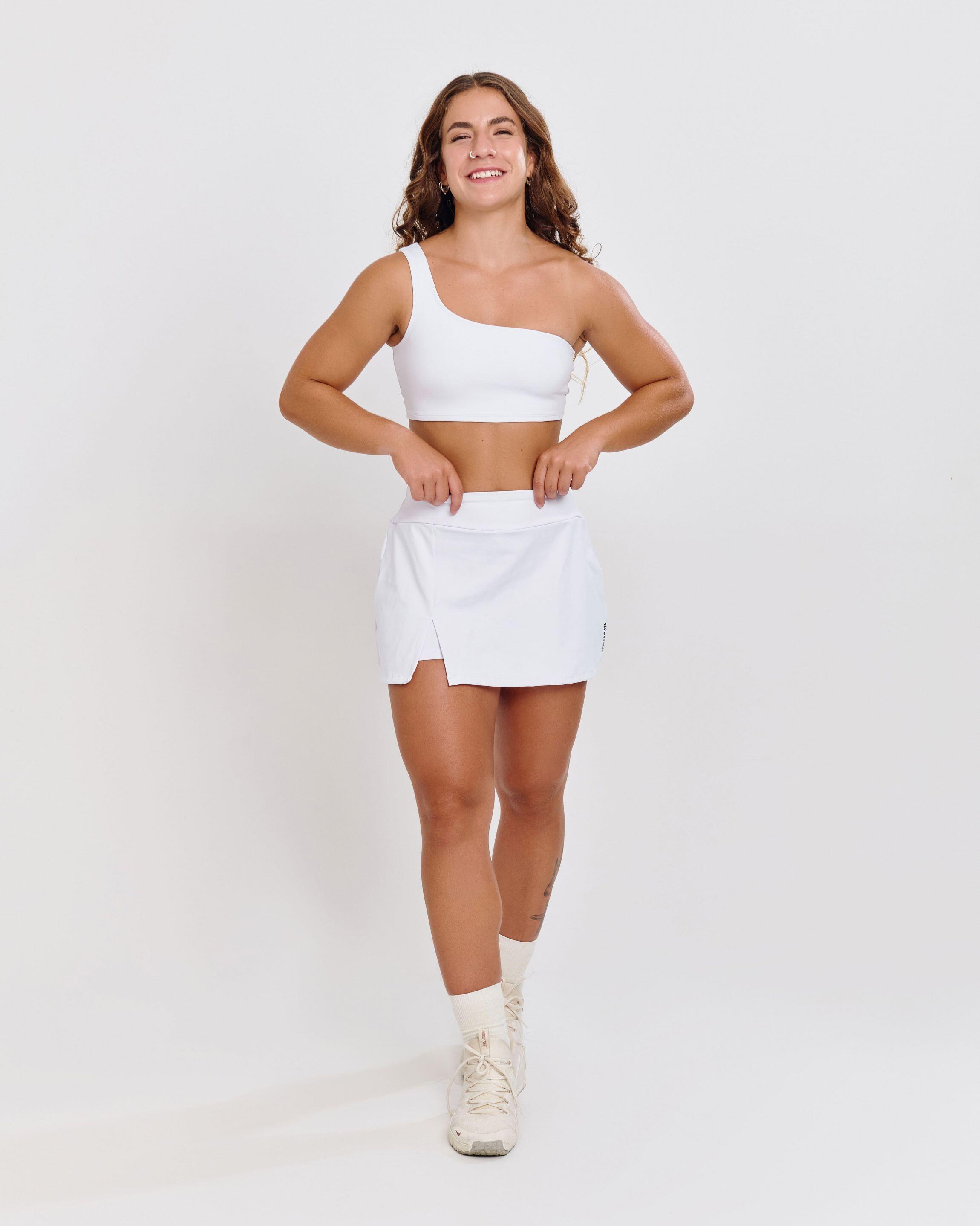 Comprar Top Ombro Único Branco Ju Mamute - a partir de R$64,50