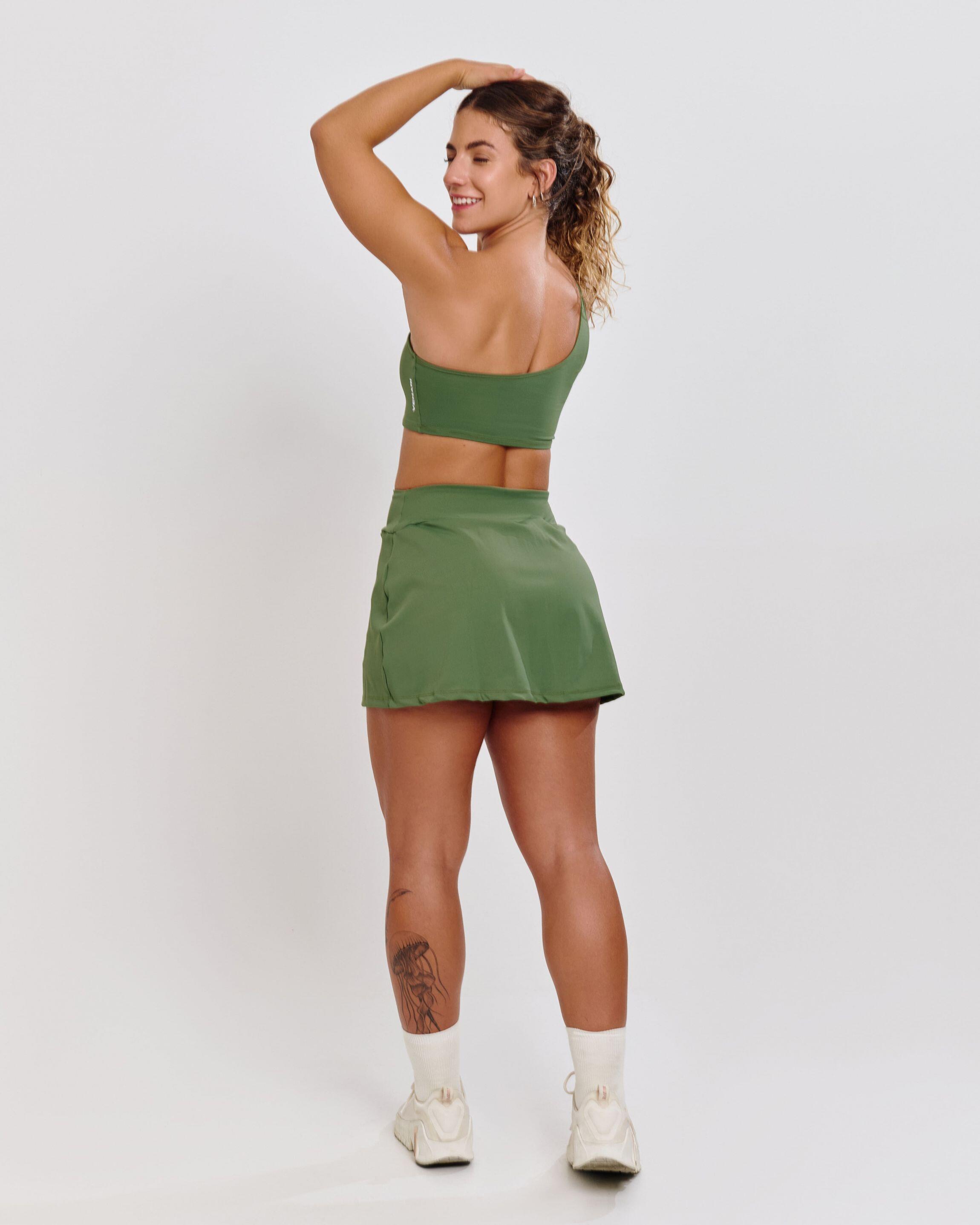 Comprar Top Ombro Único Verde Militar Ju Mamute - a partir de R$64,50