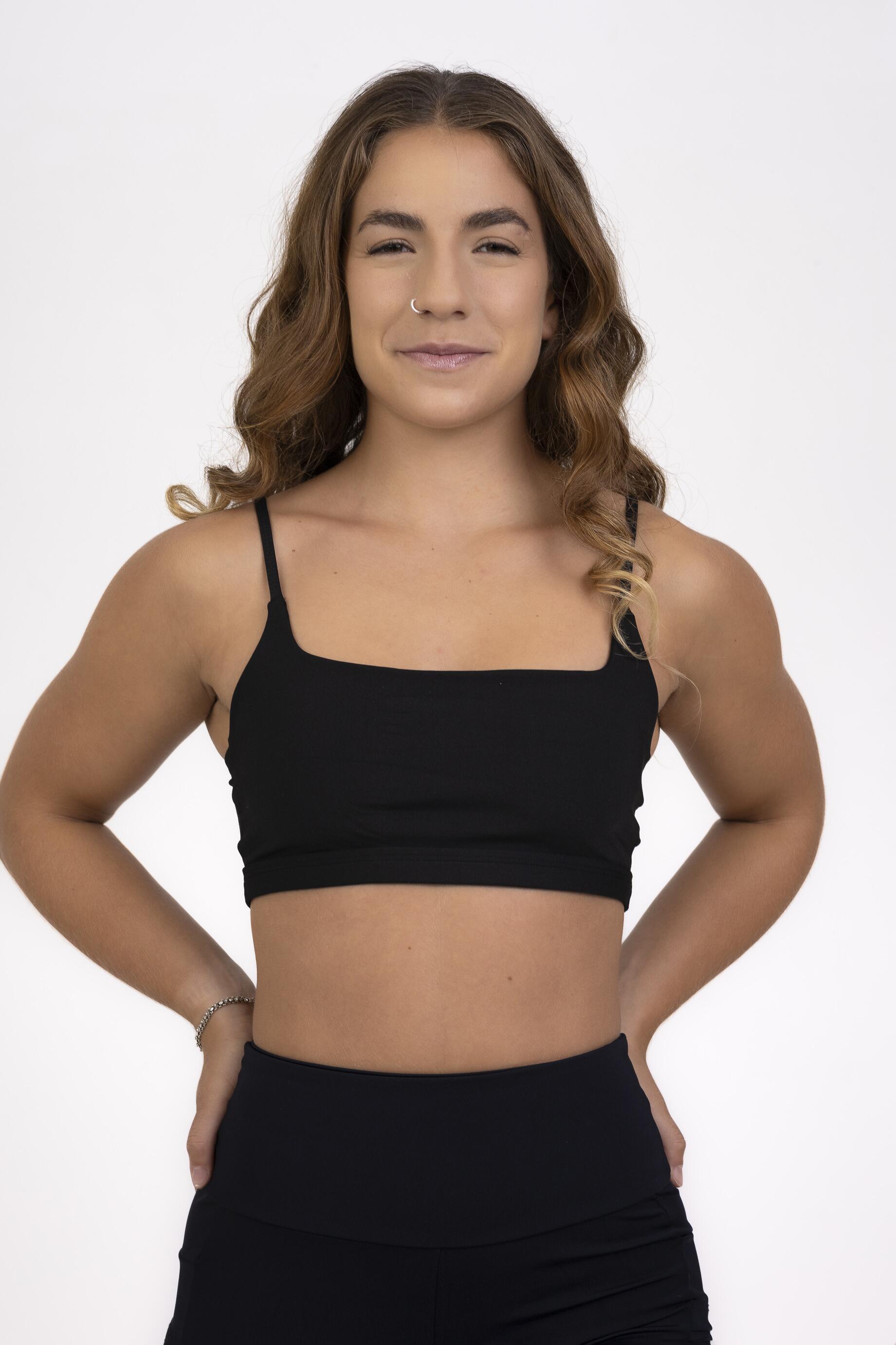 Comprar Top Reto Preto Ju Mamute - a partir de R$64,50 - Roupas de Academia Feminina - Venari ...