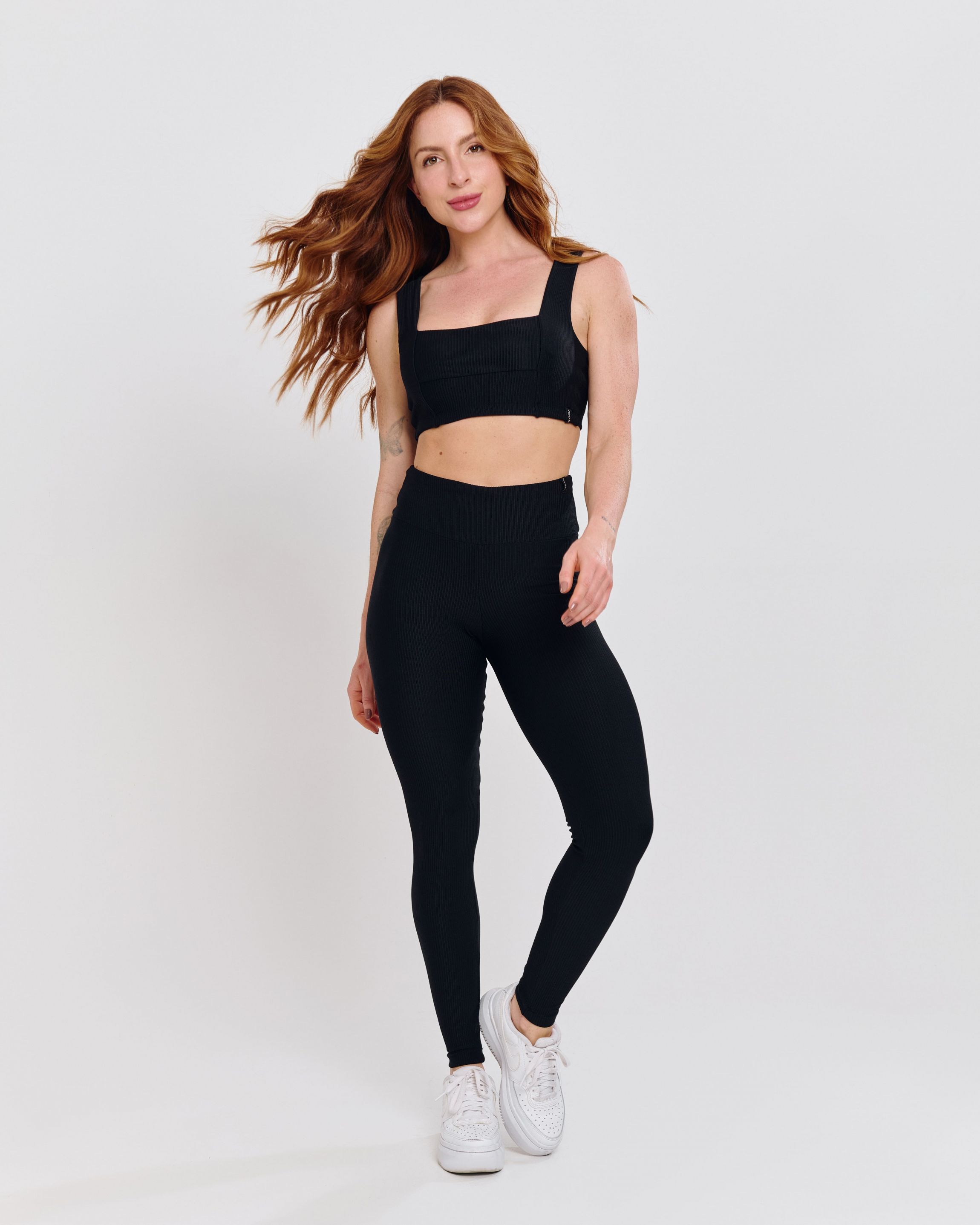 Comprar Top Decote Reto Canelado Eleva - Roupas de Academia Feminina ...