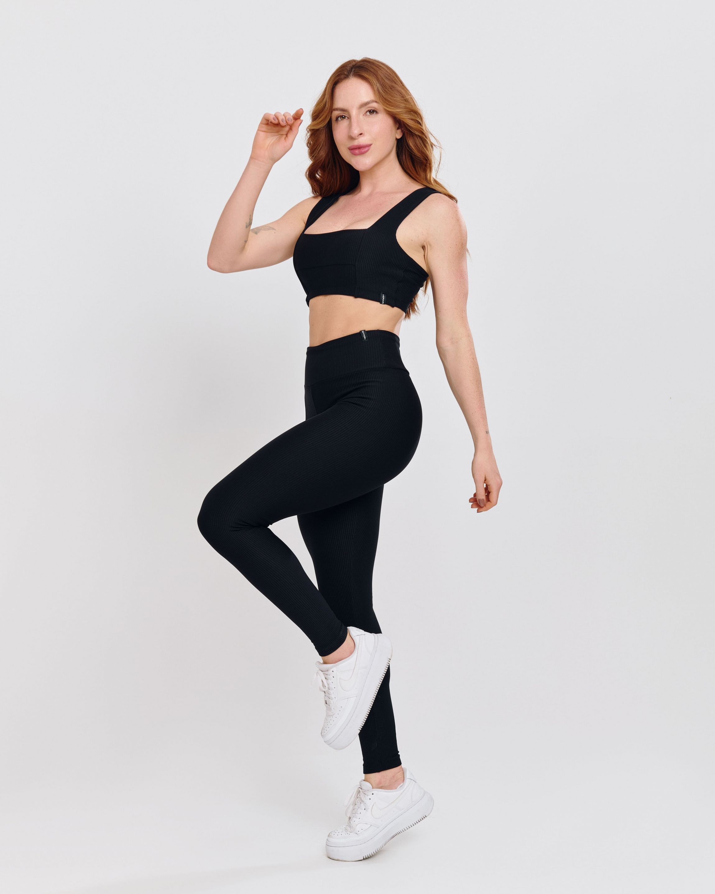 Comprar Top Decote Reto Canelado Eleva - Roupas de Academia Feminina ...