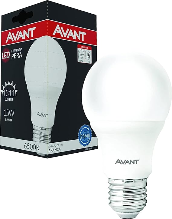 Comprar LAMPADA LED BU 15W BR-6500K AVANT - R$13,00 - ASP BORGES ELETRICA