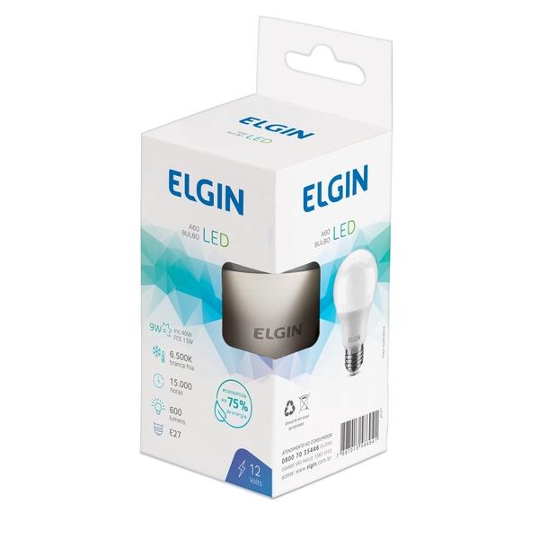 Comprar LAMPADA LED 9W 6500K ELGIN - R$4,99 - ASP BORGES ELETRICA