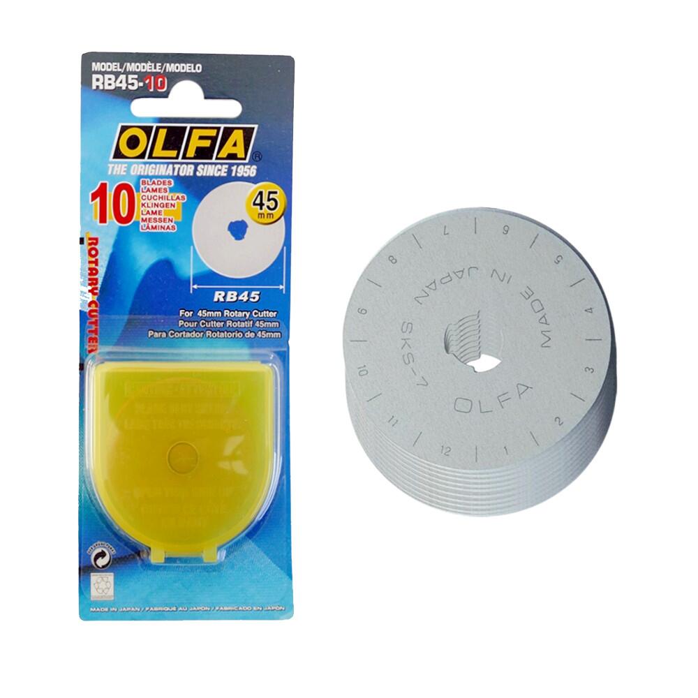 Comprar Lâmina Circular Rotativa Olfa 45mm RB45-10 C/10 - a partir de R$675,35 - Papelaria Real ...