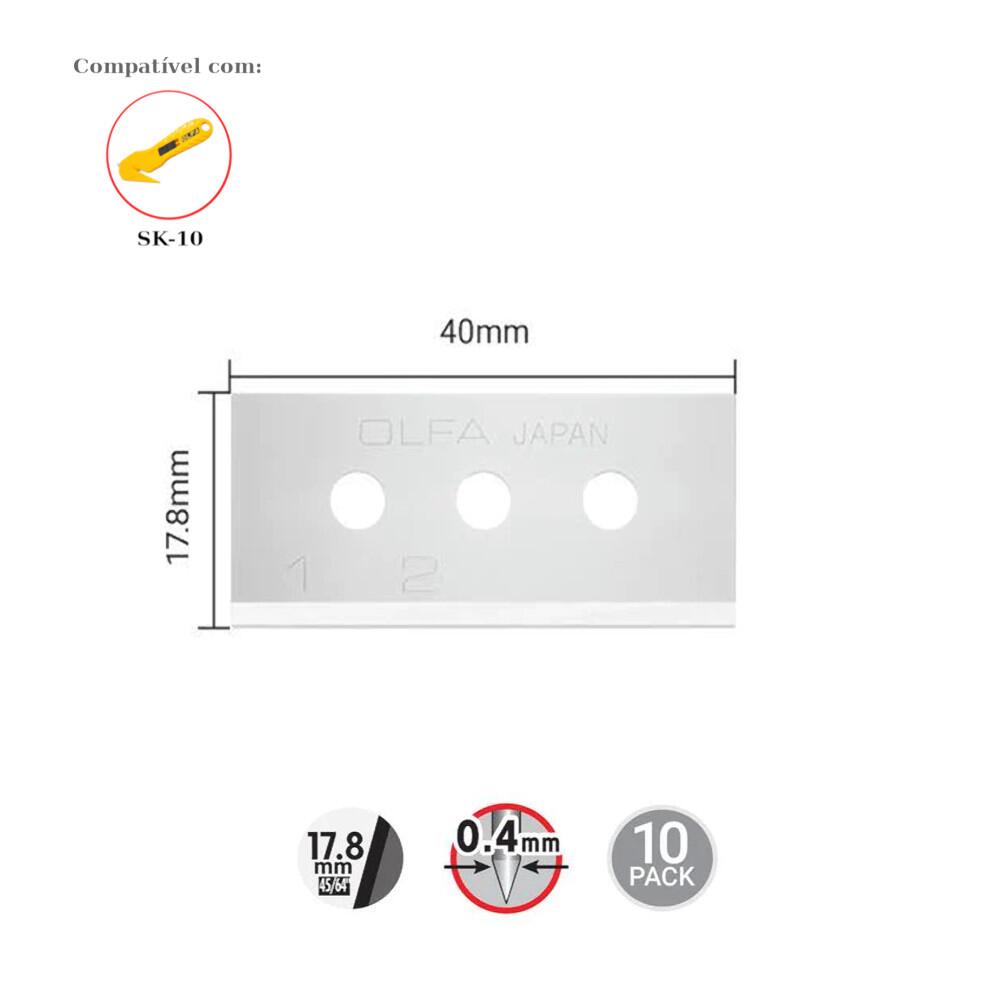Comprar Estojo de Lâminas Olfa SKB-10 com 10 Unidades SKB-10/10B - a partir de R$66,40 ...