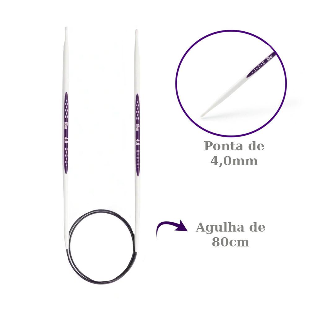 Comprar Agulha Circular para Tricô Prym Ergonomics 4.0mm 80cm - a partir de R$94,90 - Papelaria ...