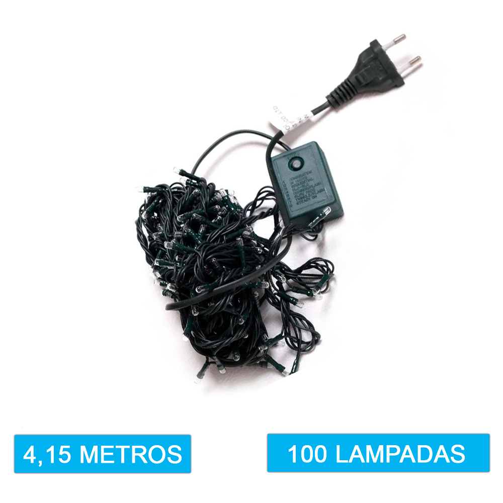 Comprar Pisca-Pisca de Natal Wincy 100L Branco 8 Funções - Papelaria ...