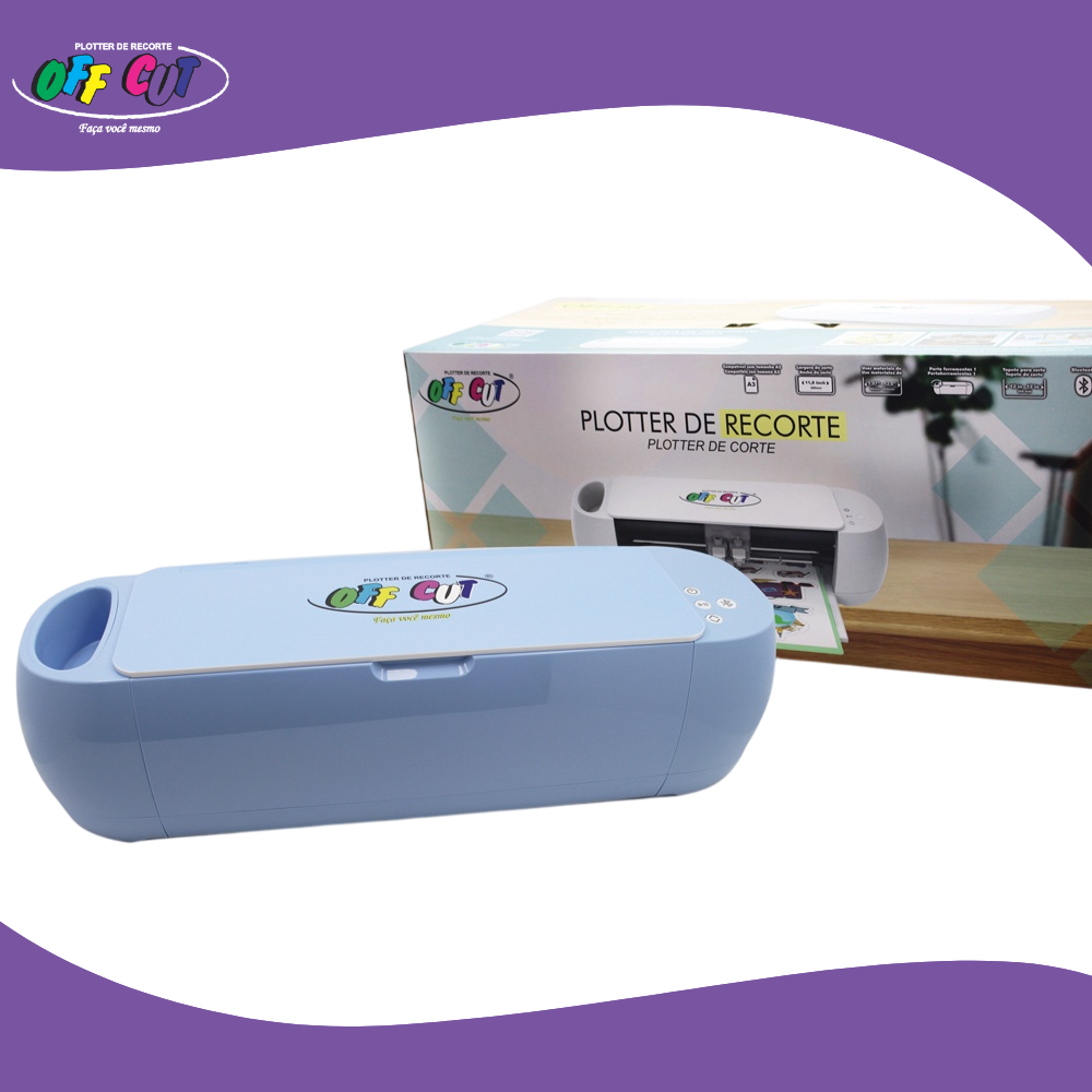 Comprar Maquina Plotter de Recorte Off Paper A3 Bivolt - Azul 10591