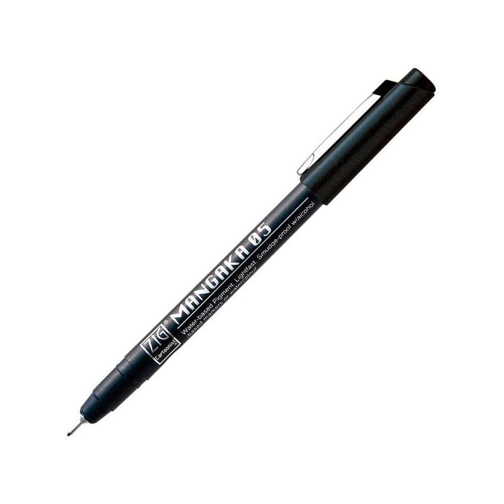 Comprar Caneta Nanquim Kuretake Zig Mangaka Preta 0.5mm - a partir de R ...
