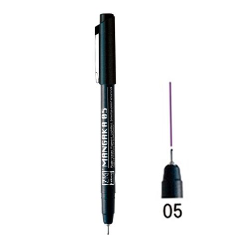 Comprar Caneta Nanquim Kuretake Zig Mangaka Preta 0.5mm - a partir de R ...
