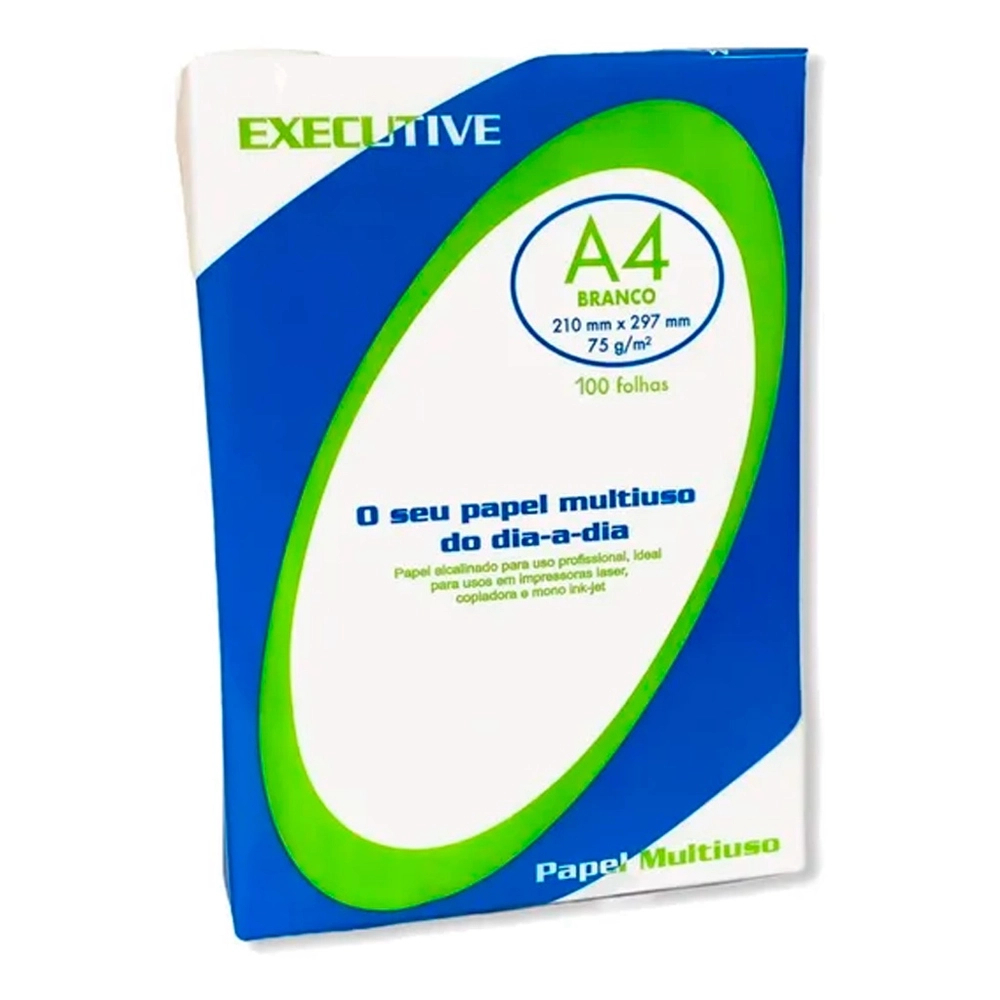 Comprar Papel Sulfite A4 Executive 75g 100 Folhas - a partir de R$7,60 ...