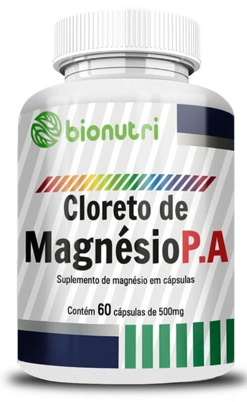 Comprar Cloreto de Magnésio P.A 120 cápsulas 500mg - Mercado Dimensional