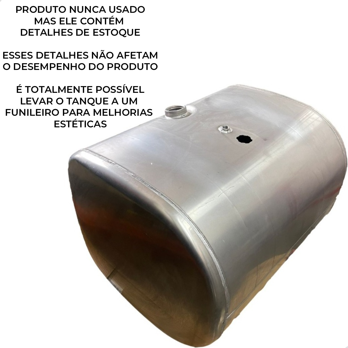 Tanque Combustível Alumínio Modelo Em D Scania 360 Original