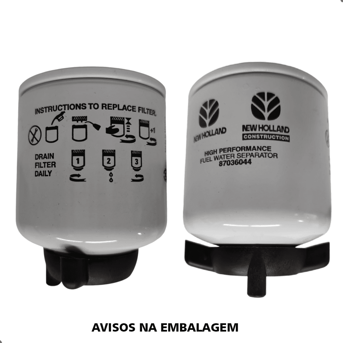 Filtro de Combustível Separador de Água Padrão OEM 87036044