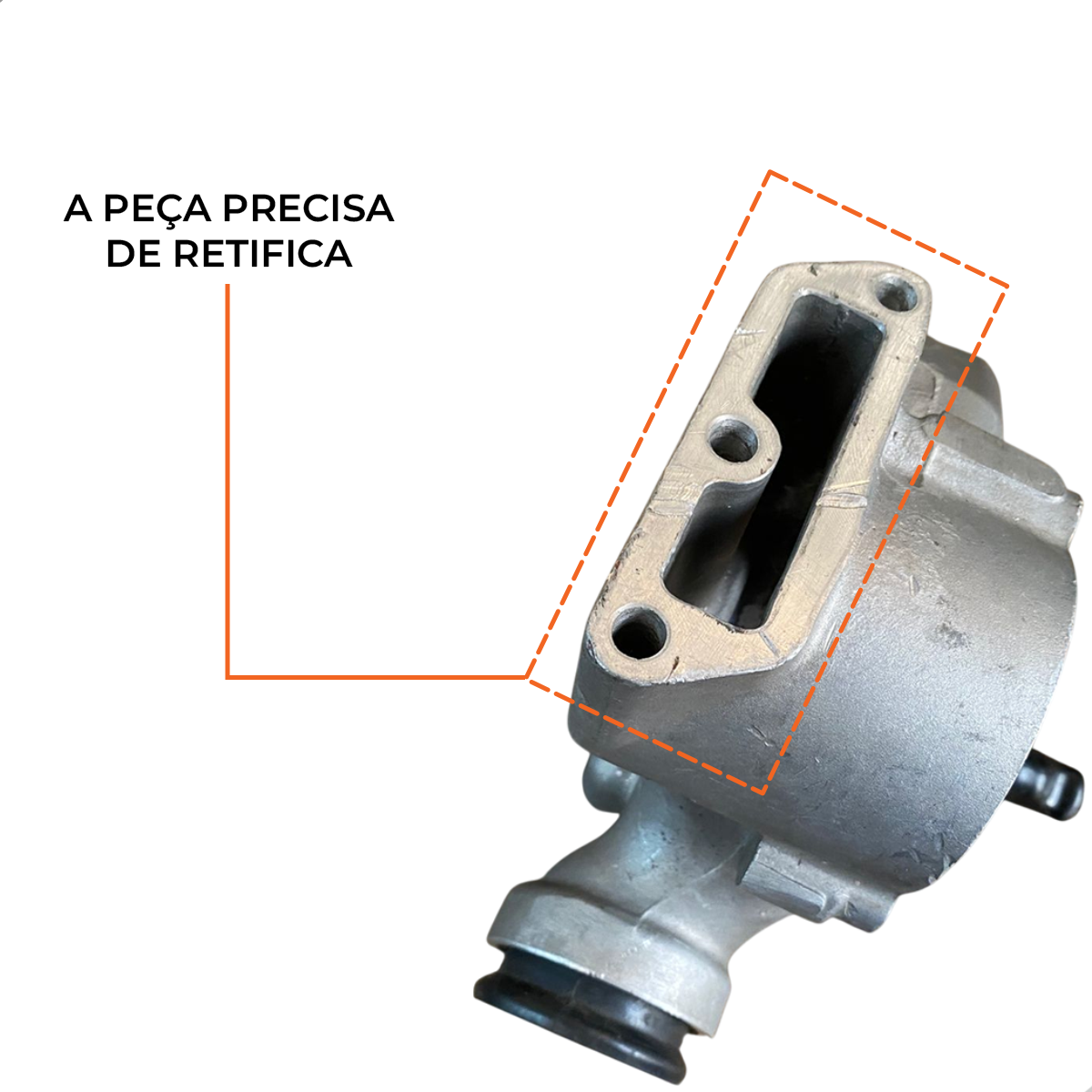 Comprar Carcaça Válvula Termostática Motor Man 4c Original - R$539,10