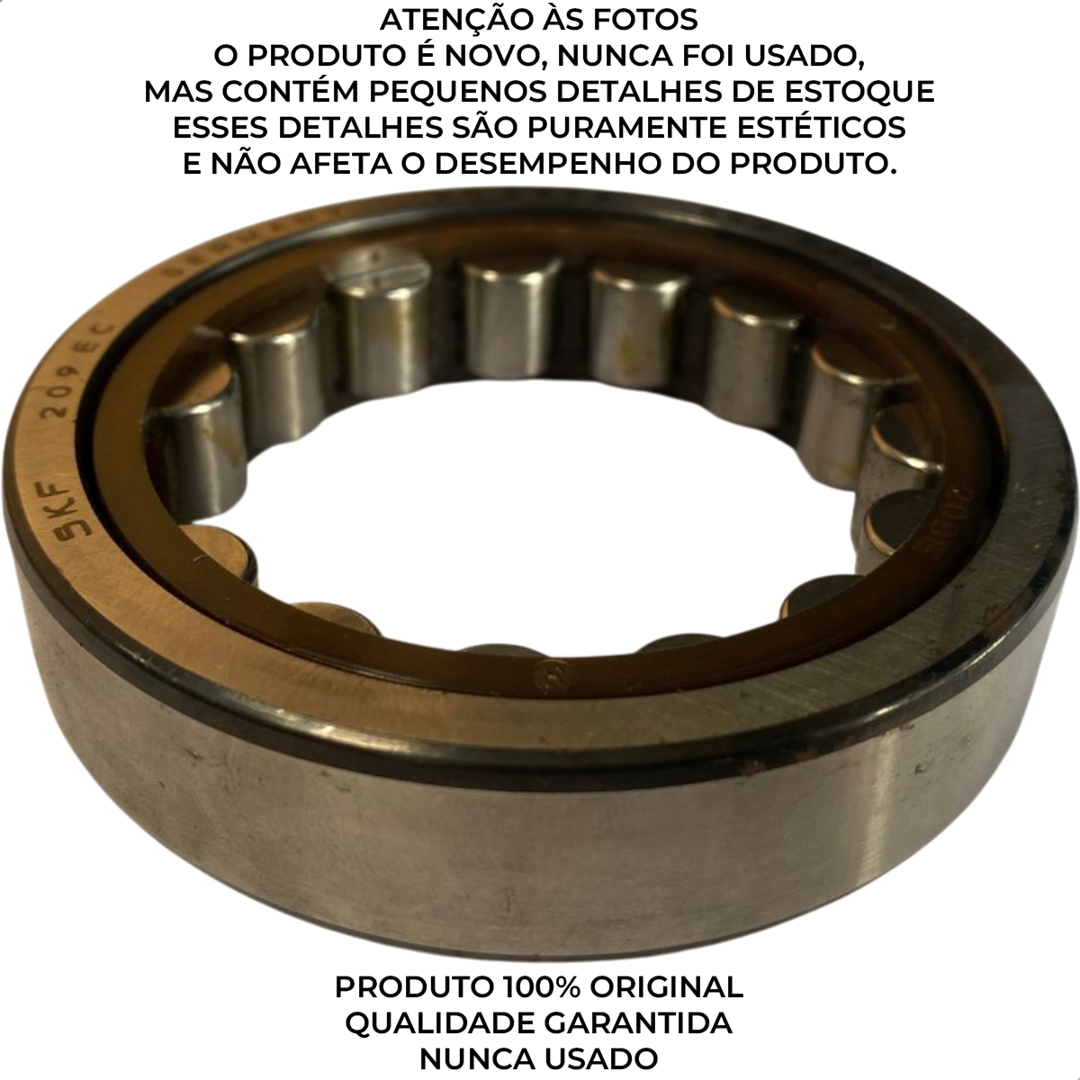 Comprar Conjunto Rolamento Rolo Cilíndrico Mb 312 - Skf Nu209ecp - R$306,00