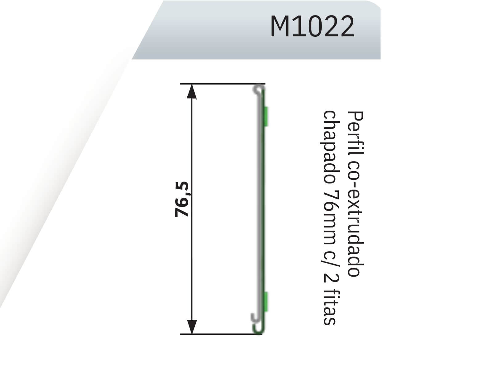 Comprar Porta etiqueta dupla face M1022 - Prateleiras de loja