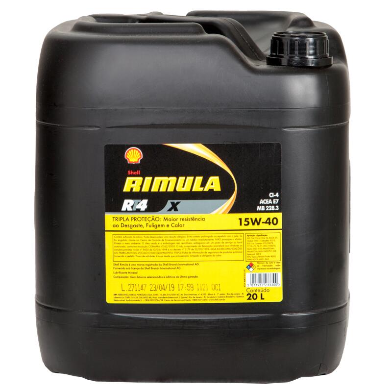 Comprar Óleo Lubrificante Shell Rimula RT4 X 15W40 CI-4 20L é na Rede ...