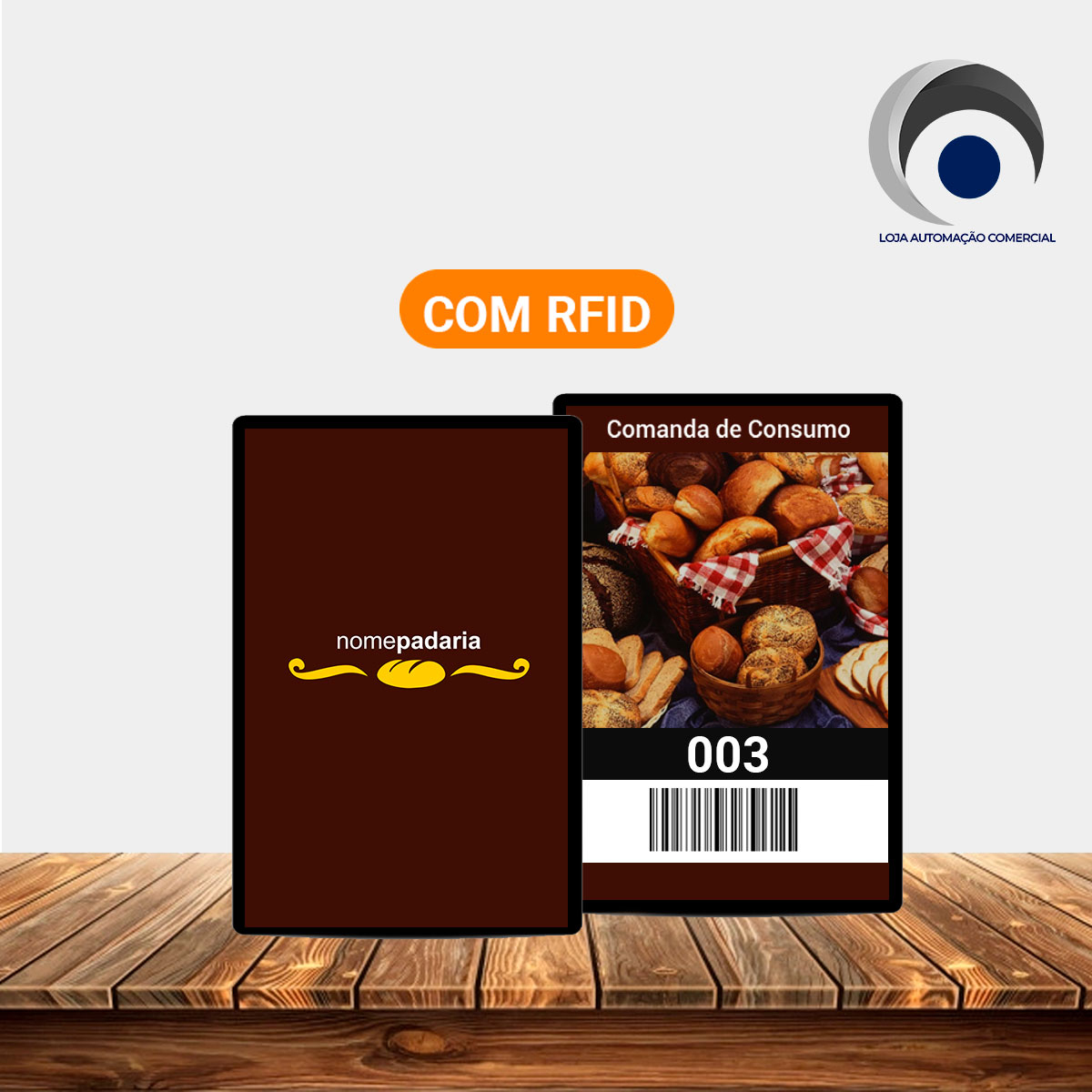 Comprar Comanda Eletrônica RFID - Personalizada - de R$8,99 a R$11,00 ...