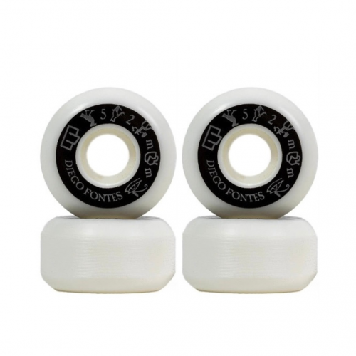Comprar Roda de Skate MOSKA Wheels Rock White 55D - a partir de R$134,83