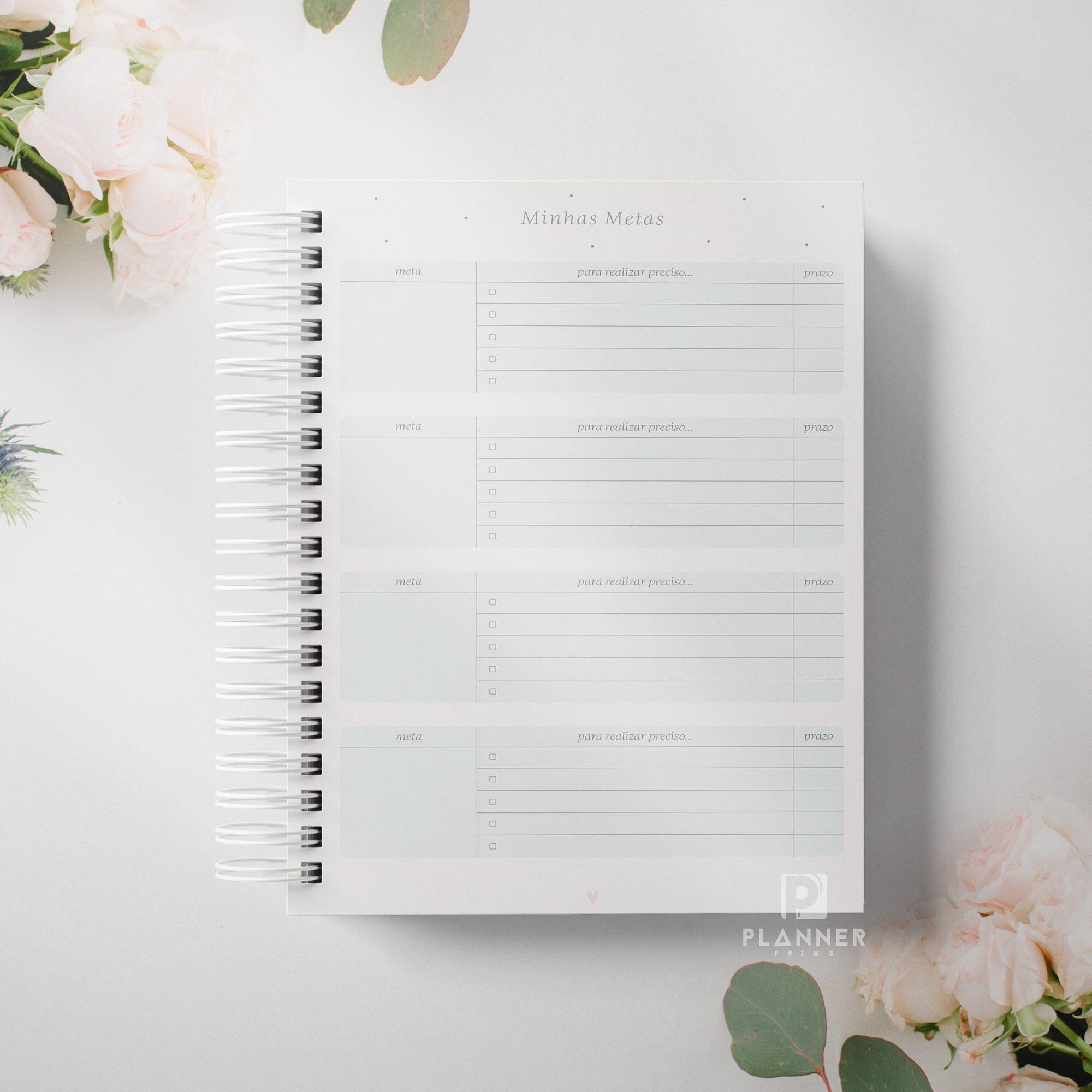 Agendas personalizadas 2024: Vários Modelos | Planner Prime