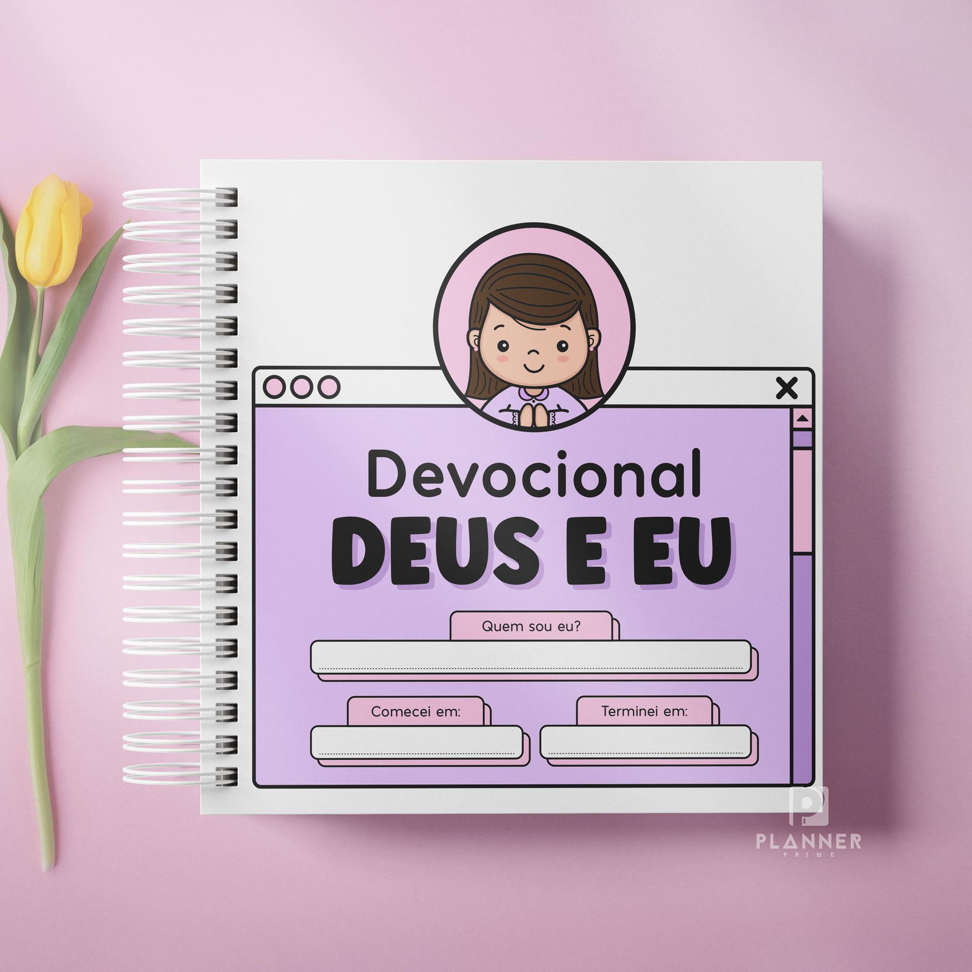 Devocional Infantil Personalizado p/ meninas | Planner Prime