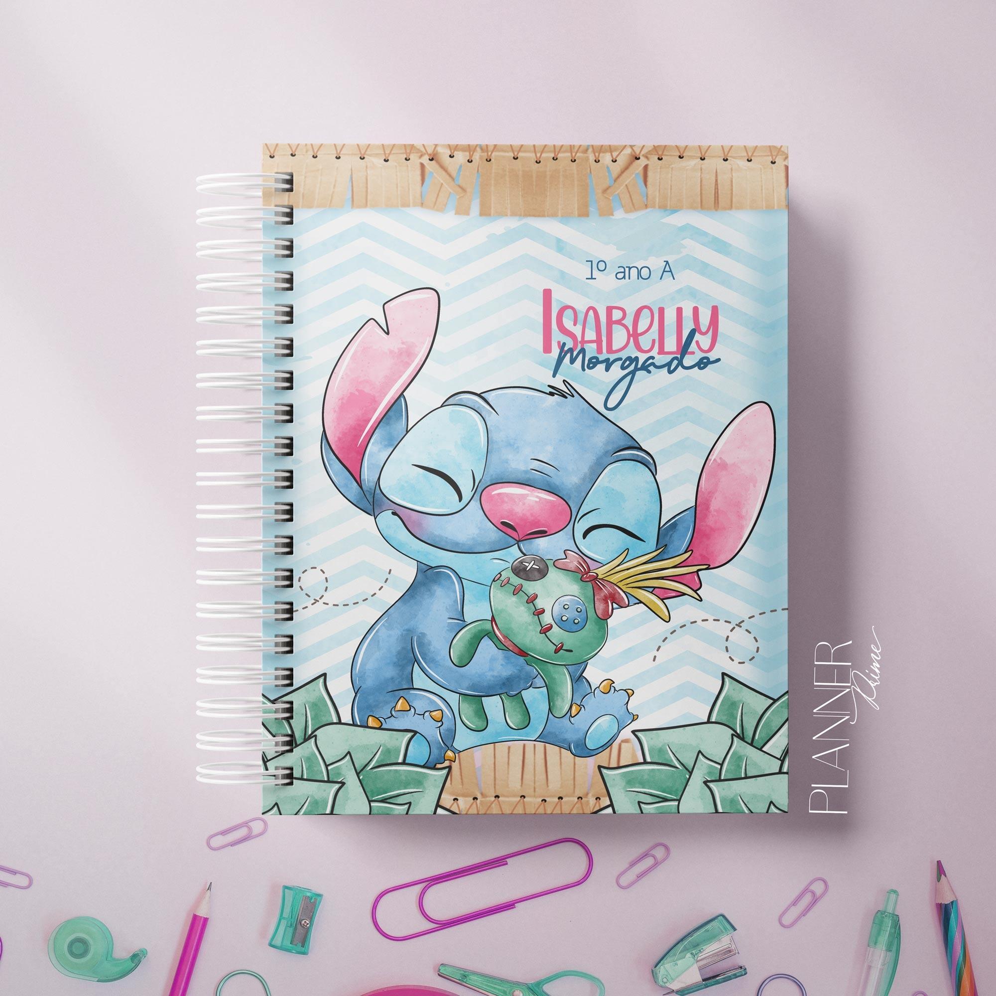 Caderno Escolar Infantil | A5 | Pautado | Personalizado