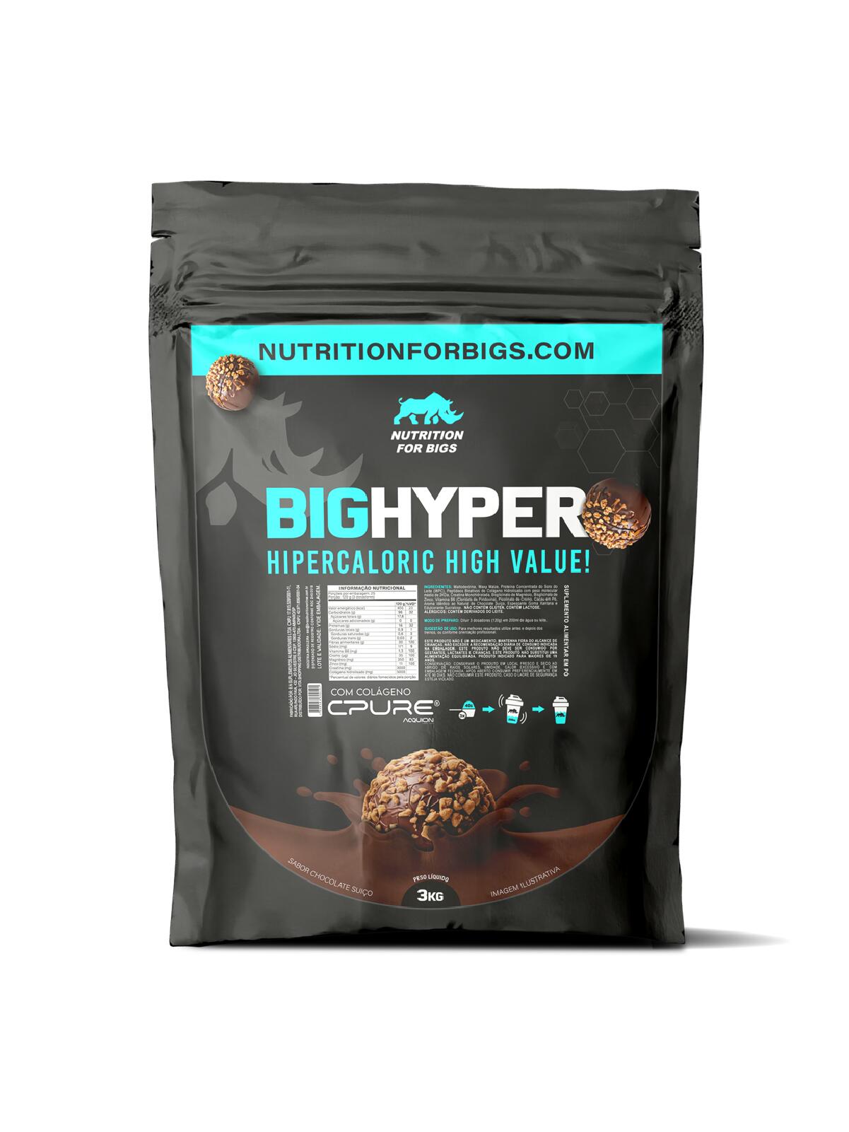 Comprar Hipercalórico BigHyper com Creatina 3Kg Nutrition For Bigs - a ...