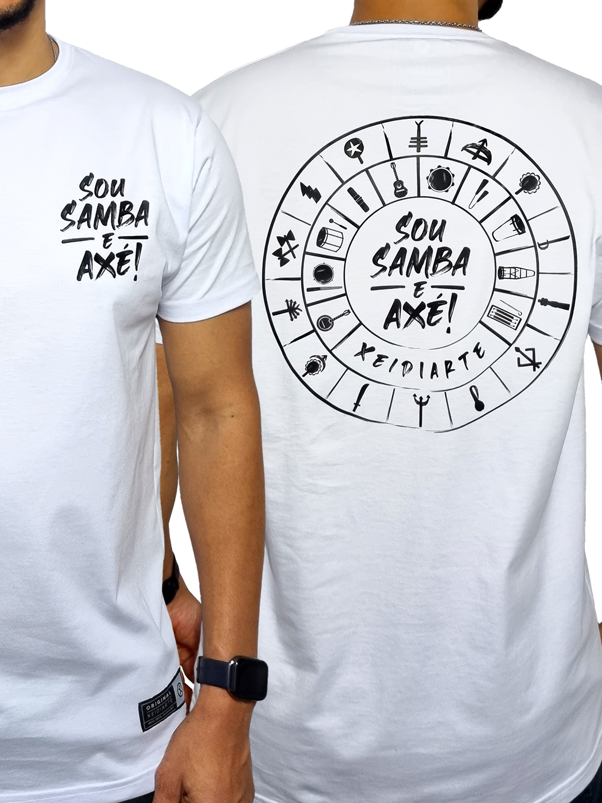 Comprar Sou Samba e Axé - Camiseta 100% Algodão - Branca ou Marrom ...