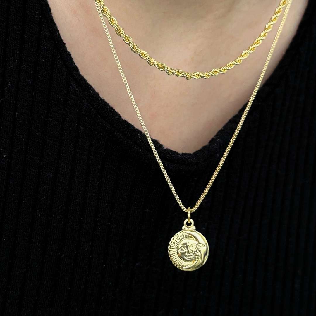 Comprar COLAR SOL E LUA - a partir de R$134,91 - Roux jóias