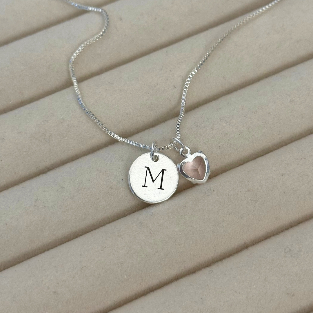 Comprar COLAR INICIAL BANHADO EM PRATA 925 - de R$80,91 a R$89,91 ...