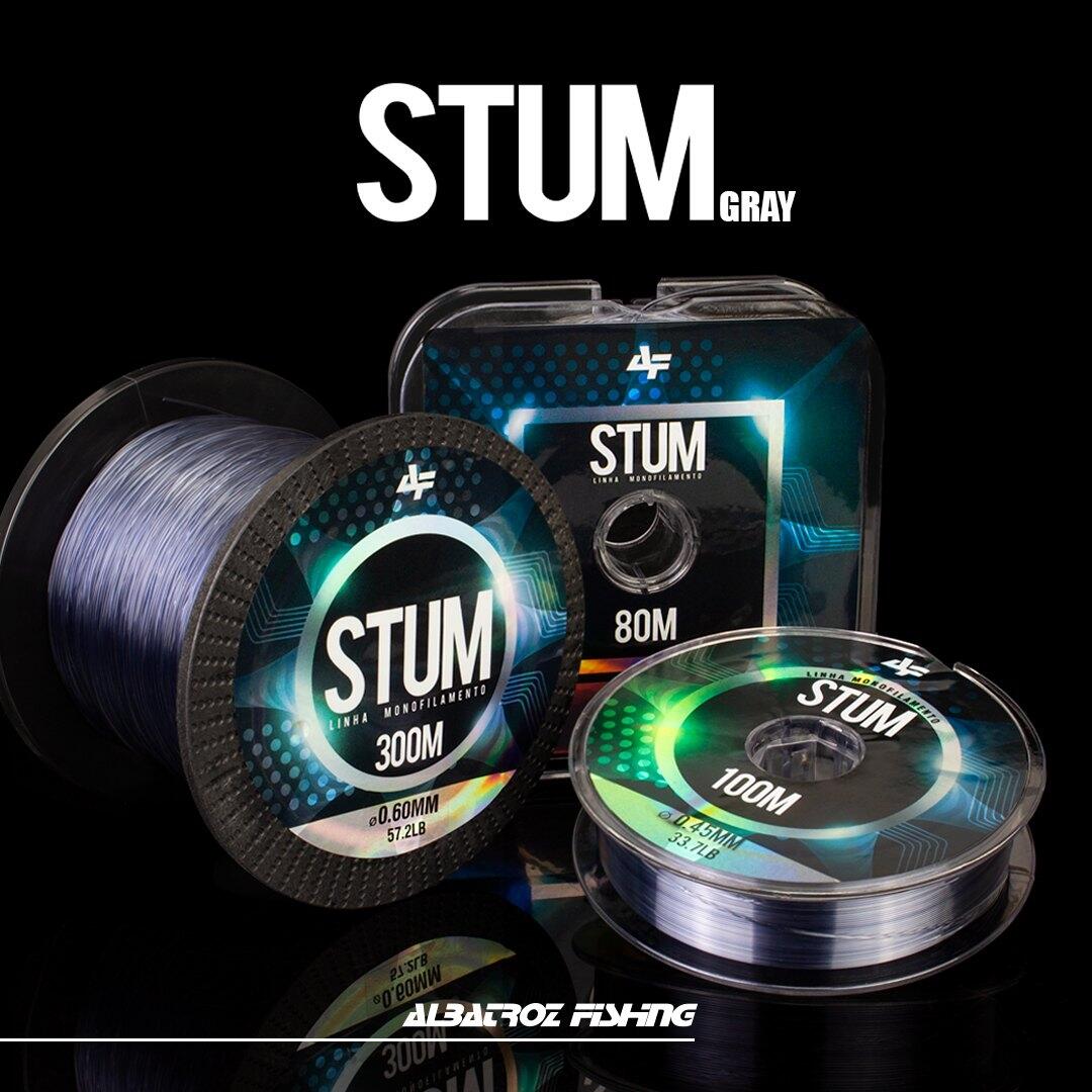 Comprar LINHA MONOFILAMENTO STUM GRAY - 300 METROS - ALBATROZ - Pesca ...