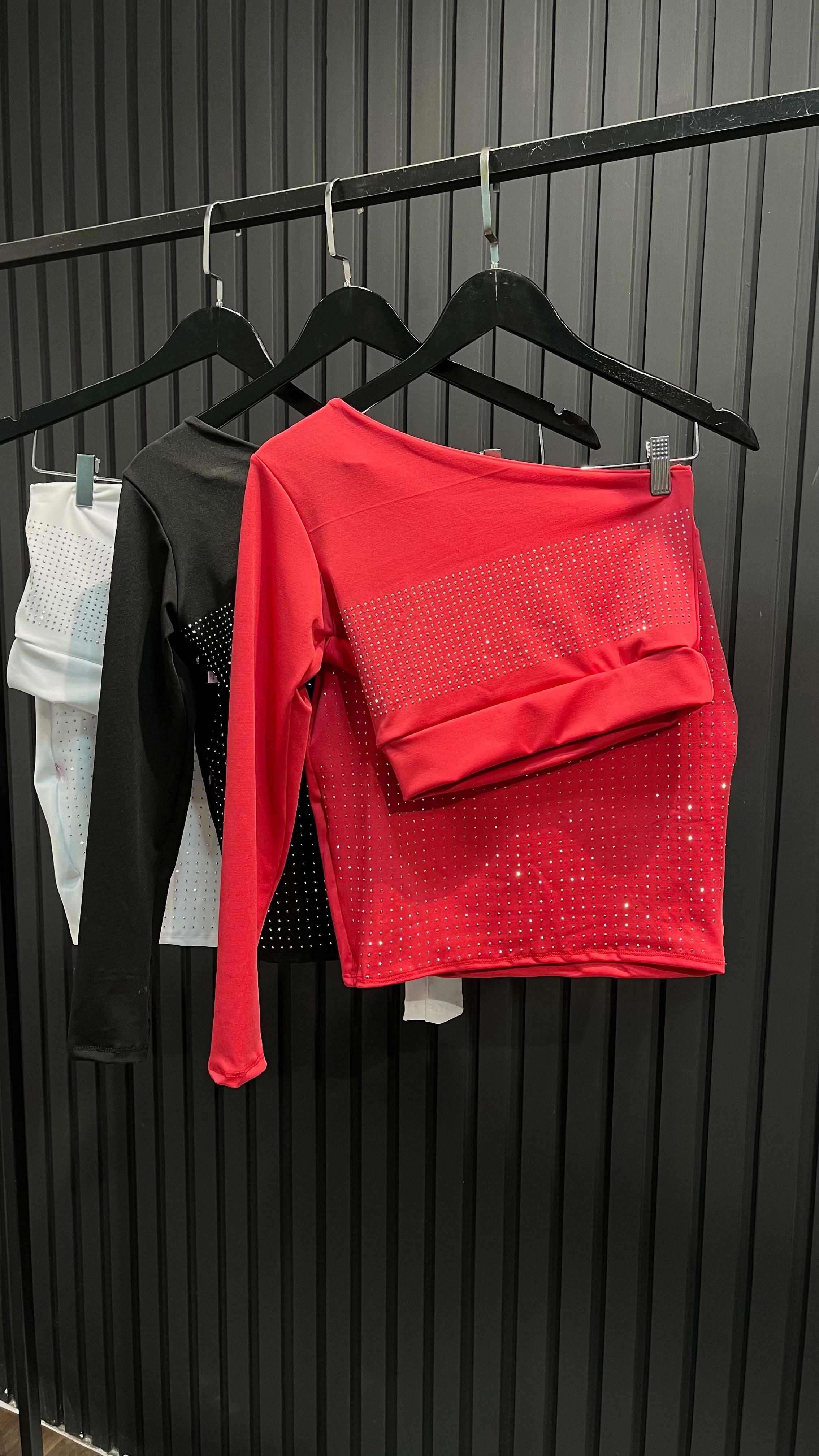 Comprar CONJUNTO EM SUPLEX COM PEDRARIA SLIM - R$54,90 - TREND BELLA