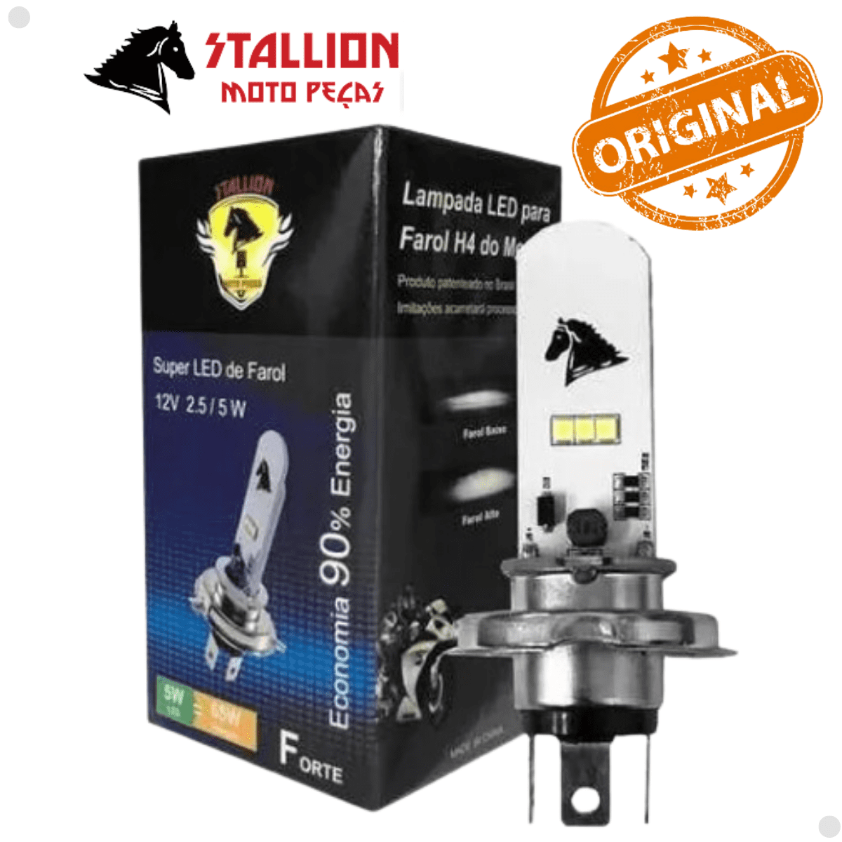 Comprar LAMPADA FAROL H4 LED 8000K STALLION PRIME-01
