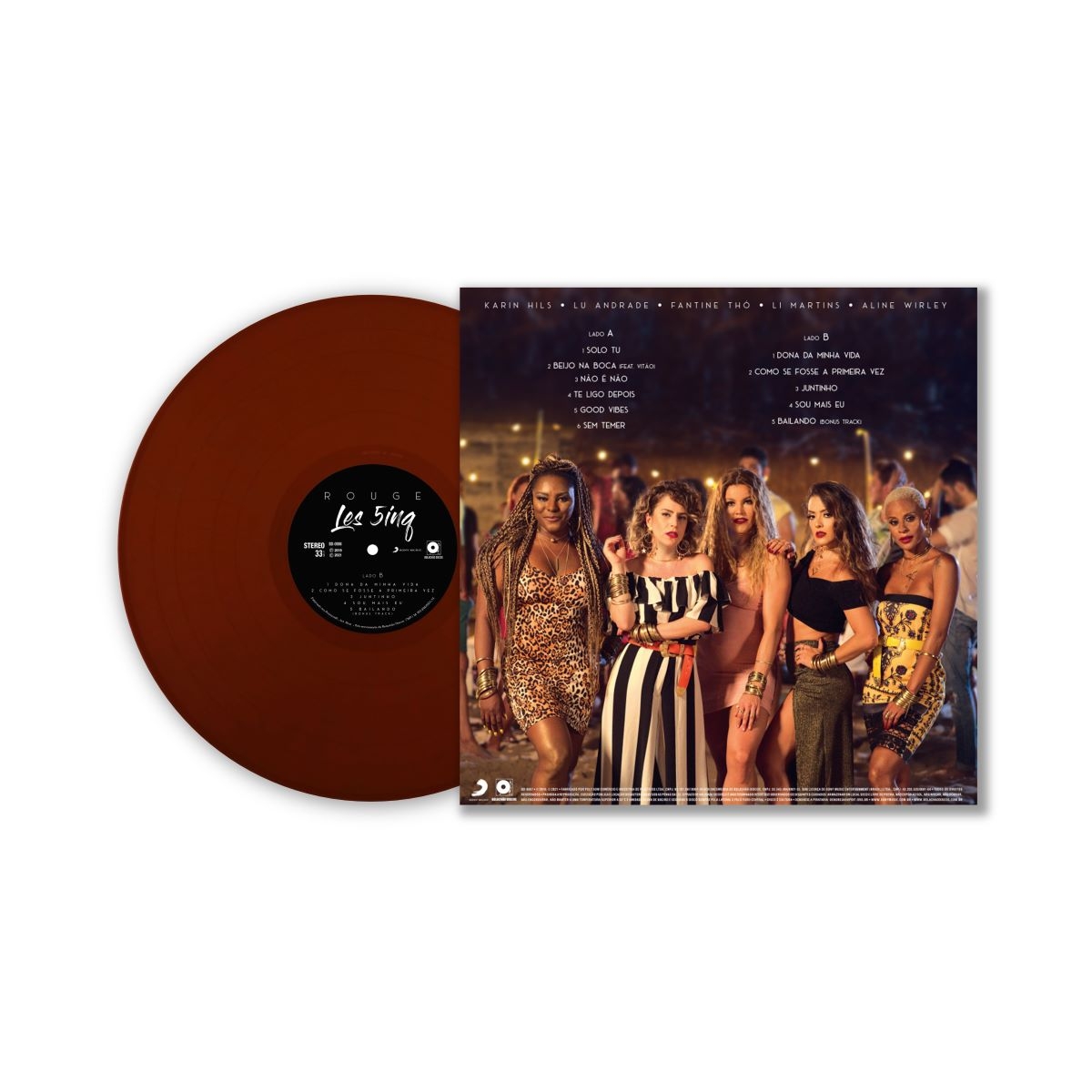 Comprar LP Rouge / Les 5inq (marrom translúcido) - Bolachão Discos ...