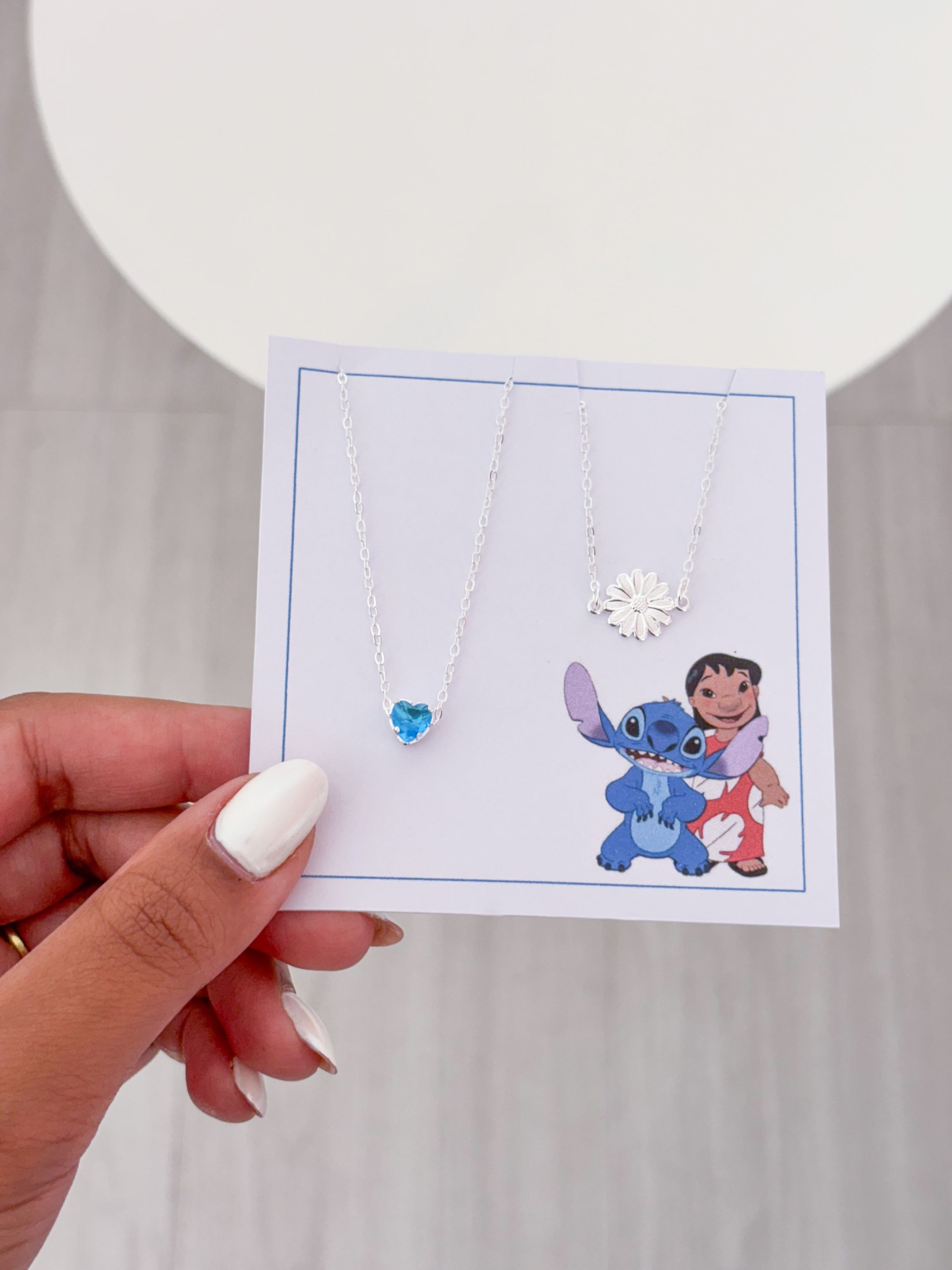 Comprar Conjunto colar + pulseira Lilo e Stitch - Prata cod8019 - a ...
