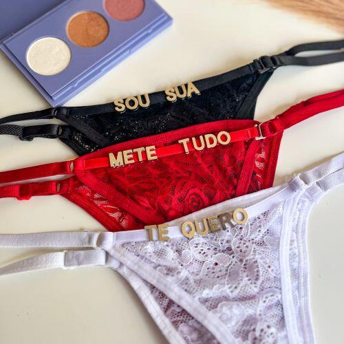 Comprar Tanga com Frases Sugestivas/Sensuais - R$25,90