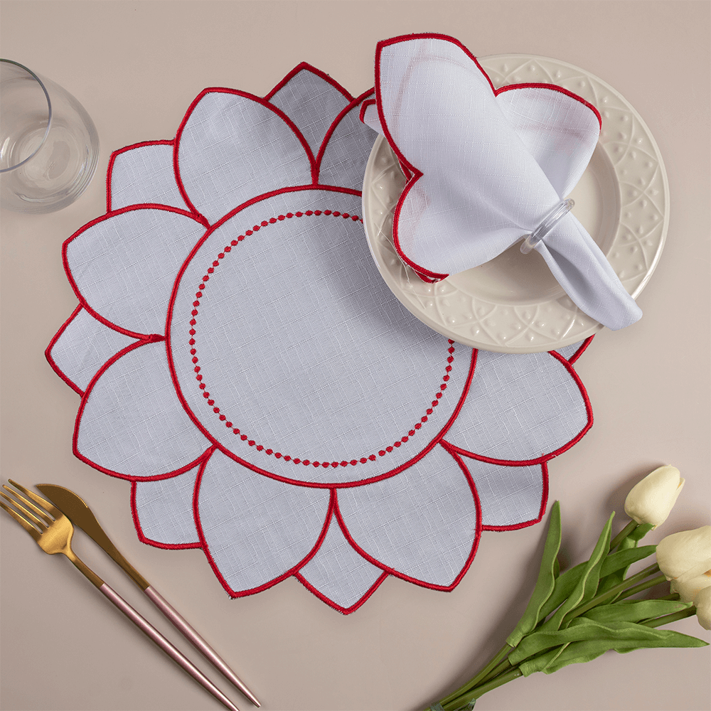 Sousplat Jogo Americano Bordado - Elegância à Mesa | Compre Agora - a ...