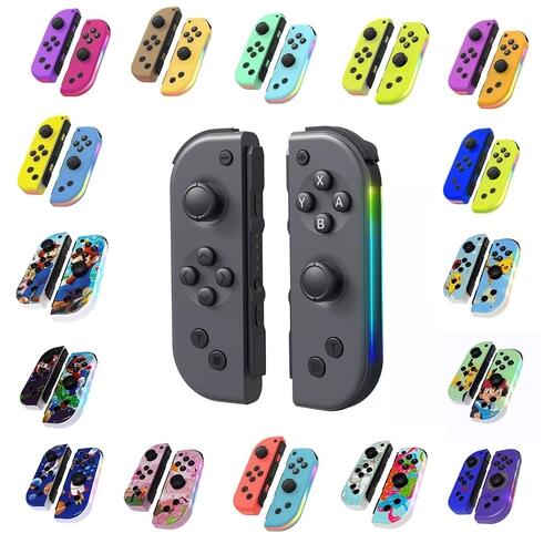 Comprar Controle Joystick Joycon Rgb Com Led Par Nintendo Switch