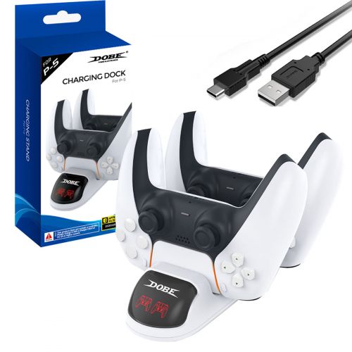 Comprar Base Carregador Duplo Dock Led Controle Compatível com PS5 TP5 ...