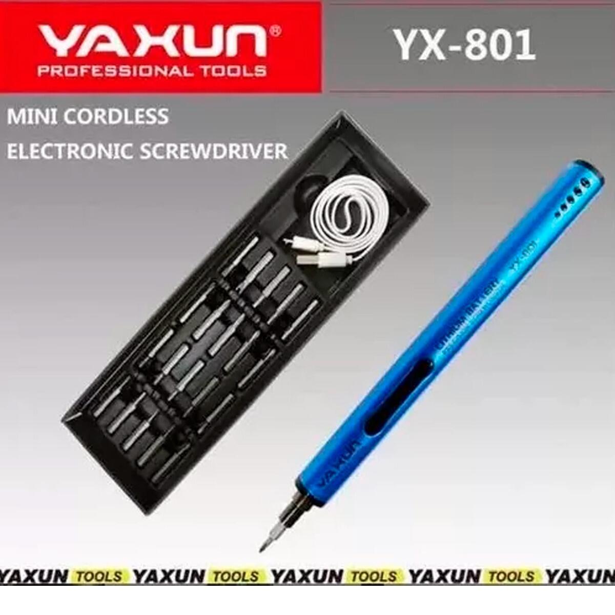 Comprar Micro Parafusadeira Elétrica Yaxun YX-801 Lithium Battery - driveimports.net.br