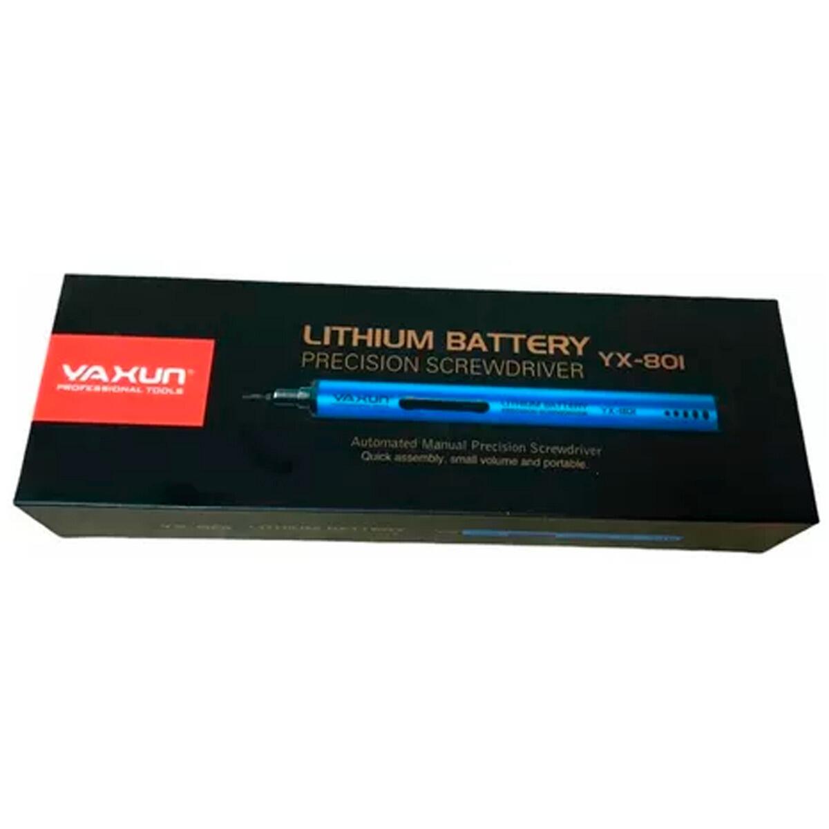 Comprar Micro Parafusadeira Elétrica Yaxun YX-801 Lithium Battery - driveimports.net.br