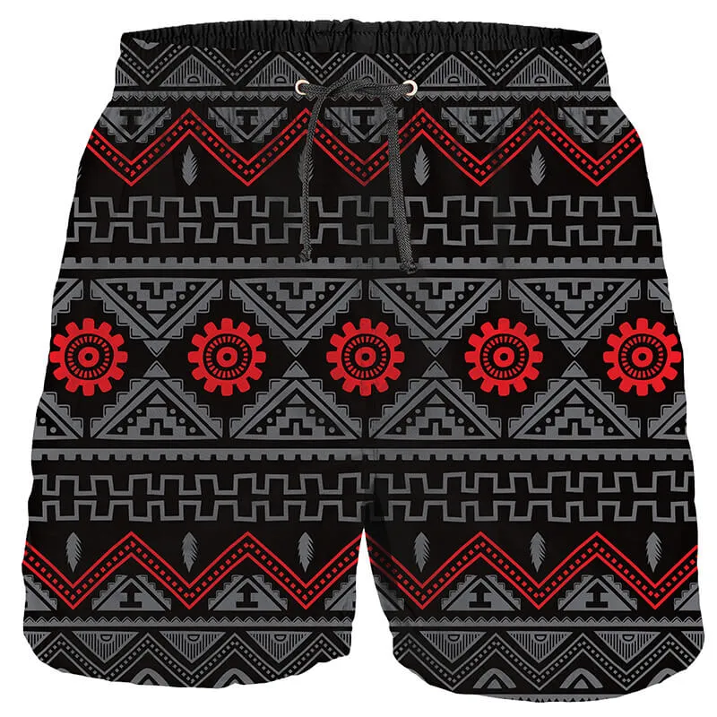 Comprar Shorts Bermuda Masculina Native American Tribal Black - de R$69 ...